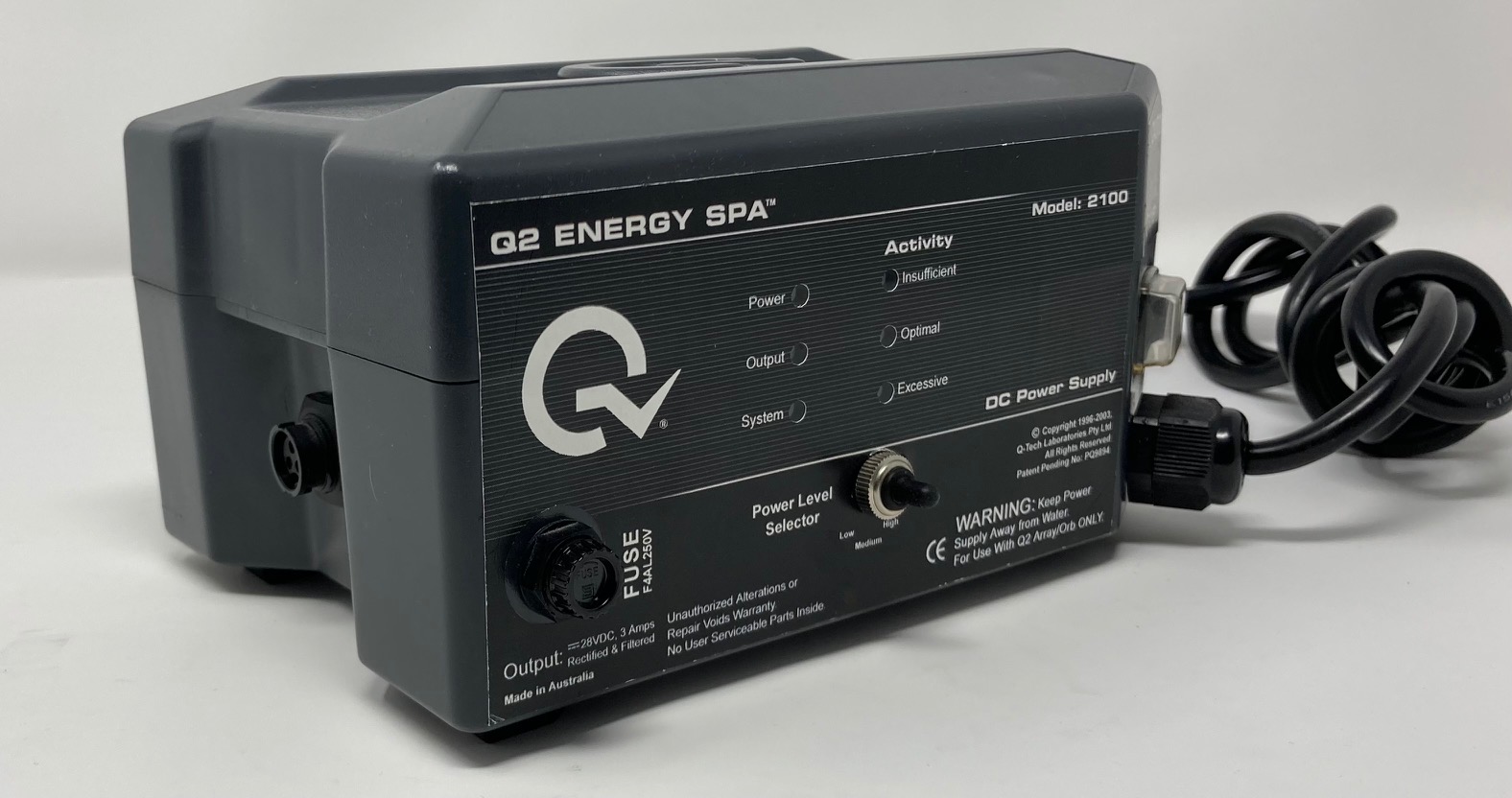 Manual 2100 Authentic User Guide Q2Spa